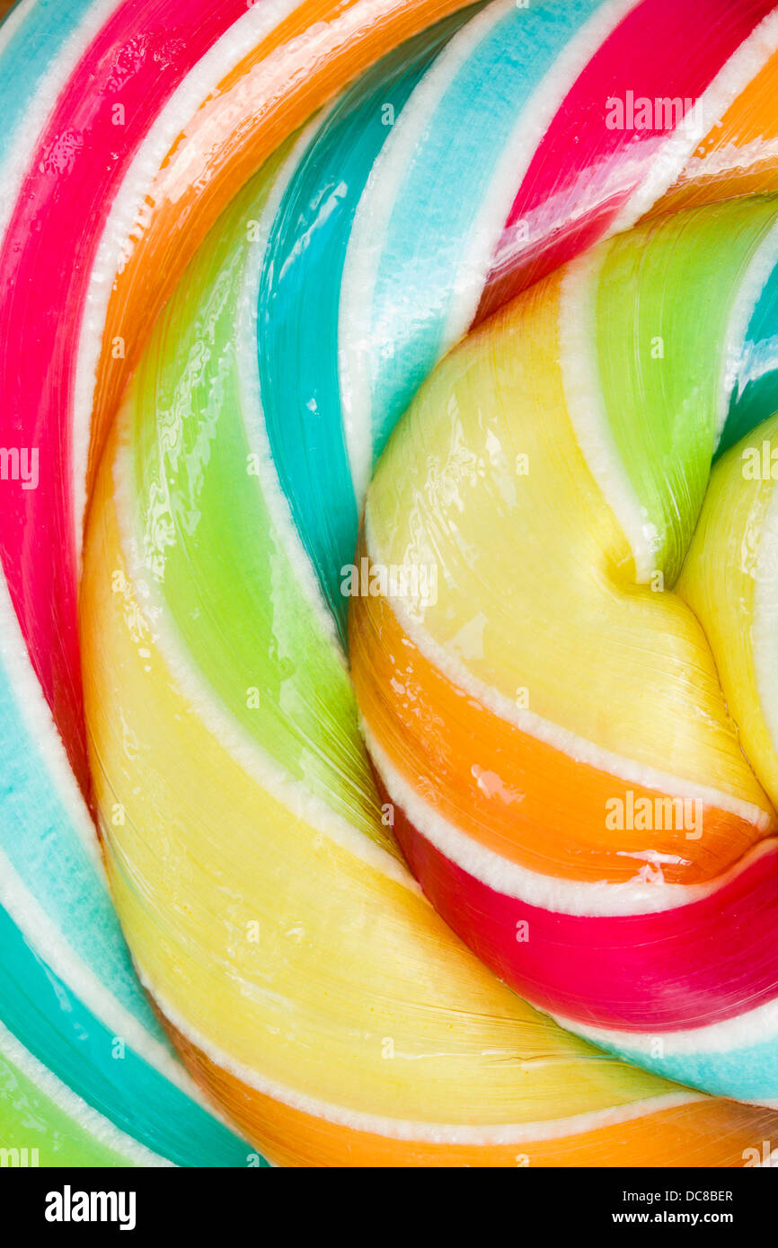 spiral candy close up Stock Photo - Alamy