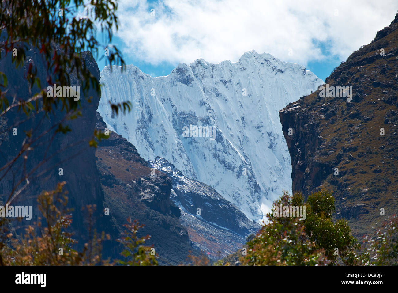 Summit of Ocshapalca in the Peruvian Andes, South America Stock Photo ...