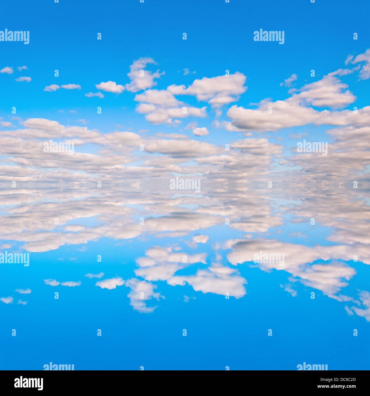 Blue sky reflection Stock Photo - Alamy