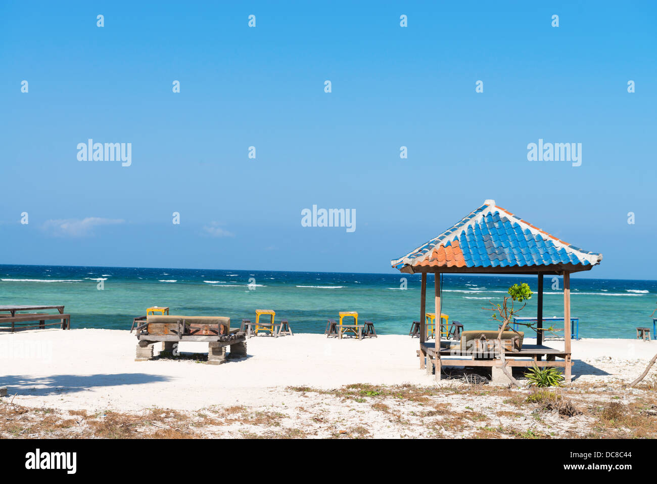 Blue water cafe hi-res stock photography and images - Alamy