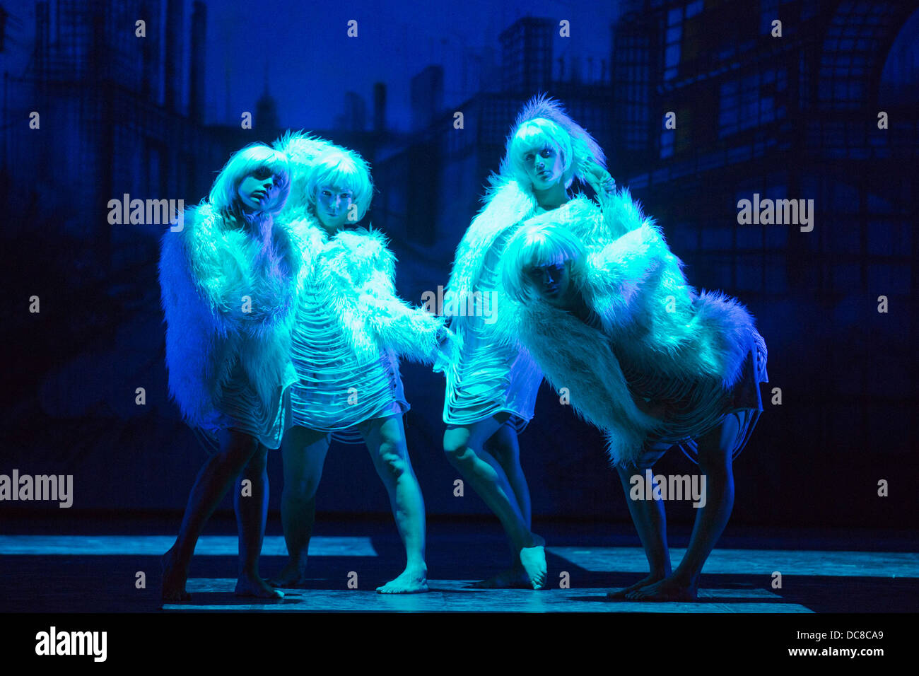 Fredrik Rydman's Swan Lake Reloaded at the London Coliseum Stock Photo ...