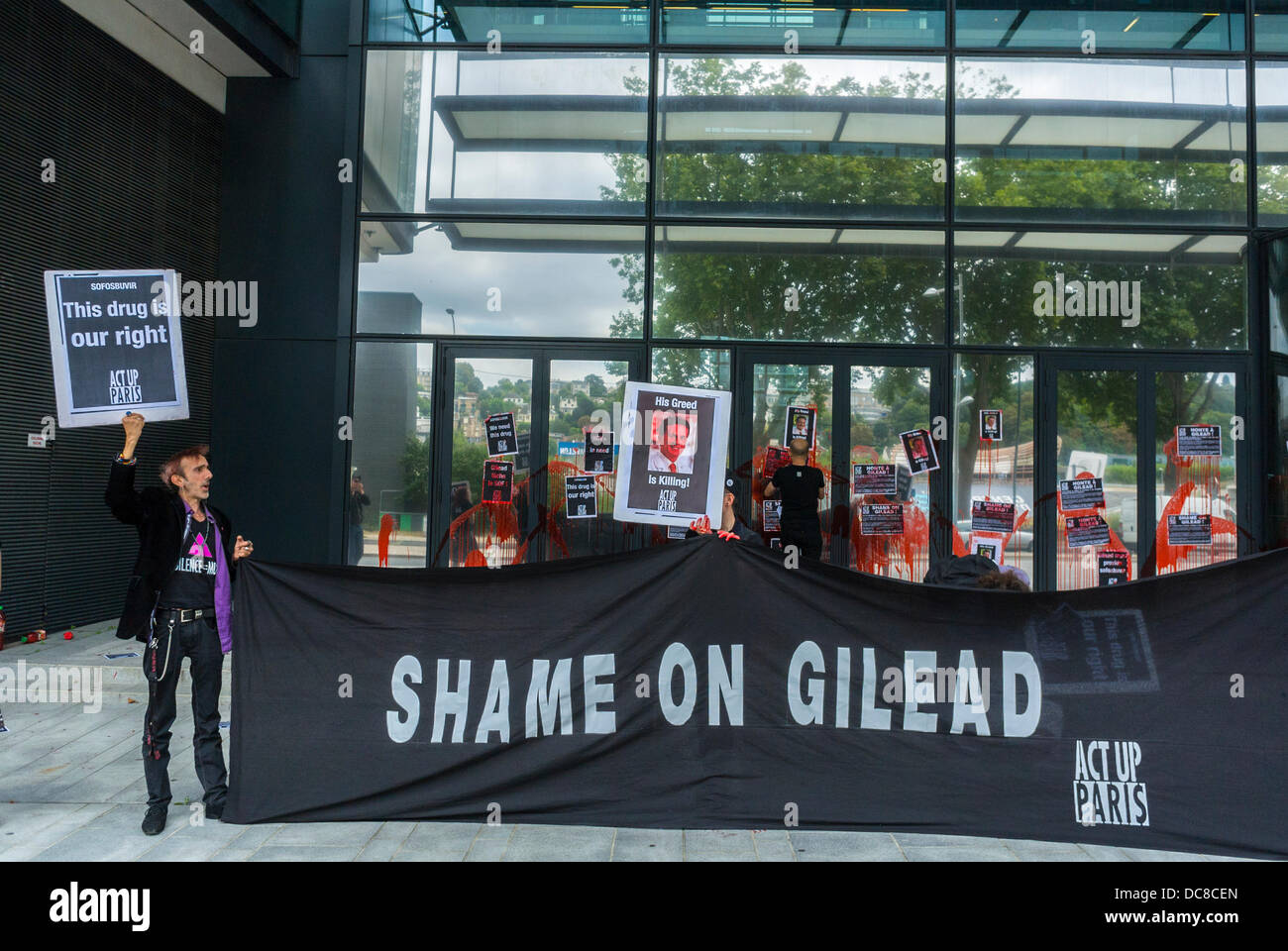 Paris, France. French AIDS Activists, Act Up Paris, Demonstration ...