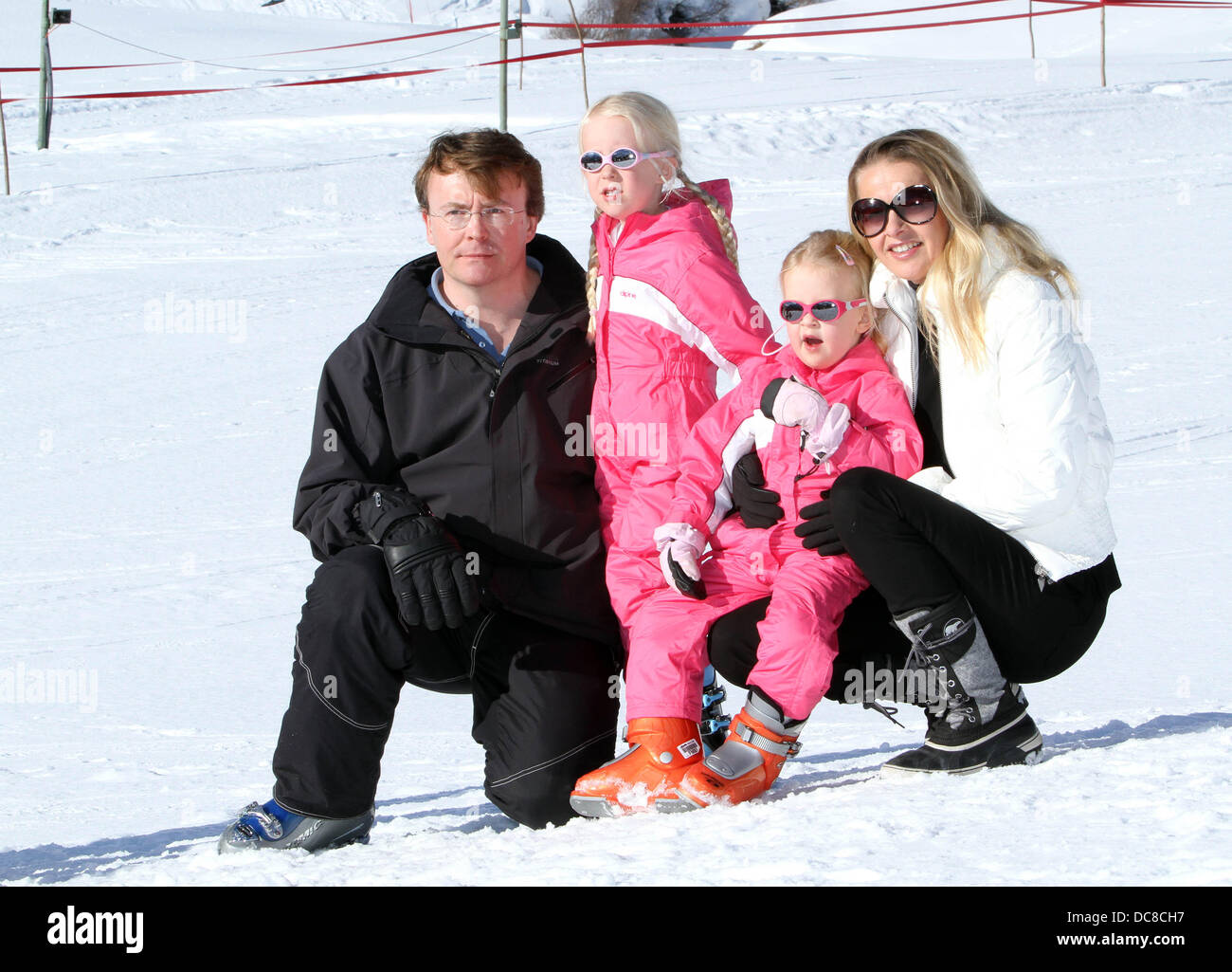 Princess Mabel of the Netherlands (R), her husband Prince Friso of the ...