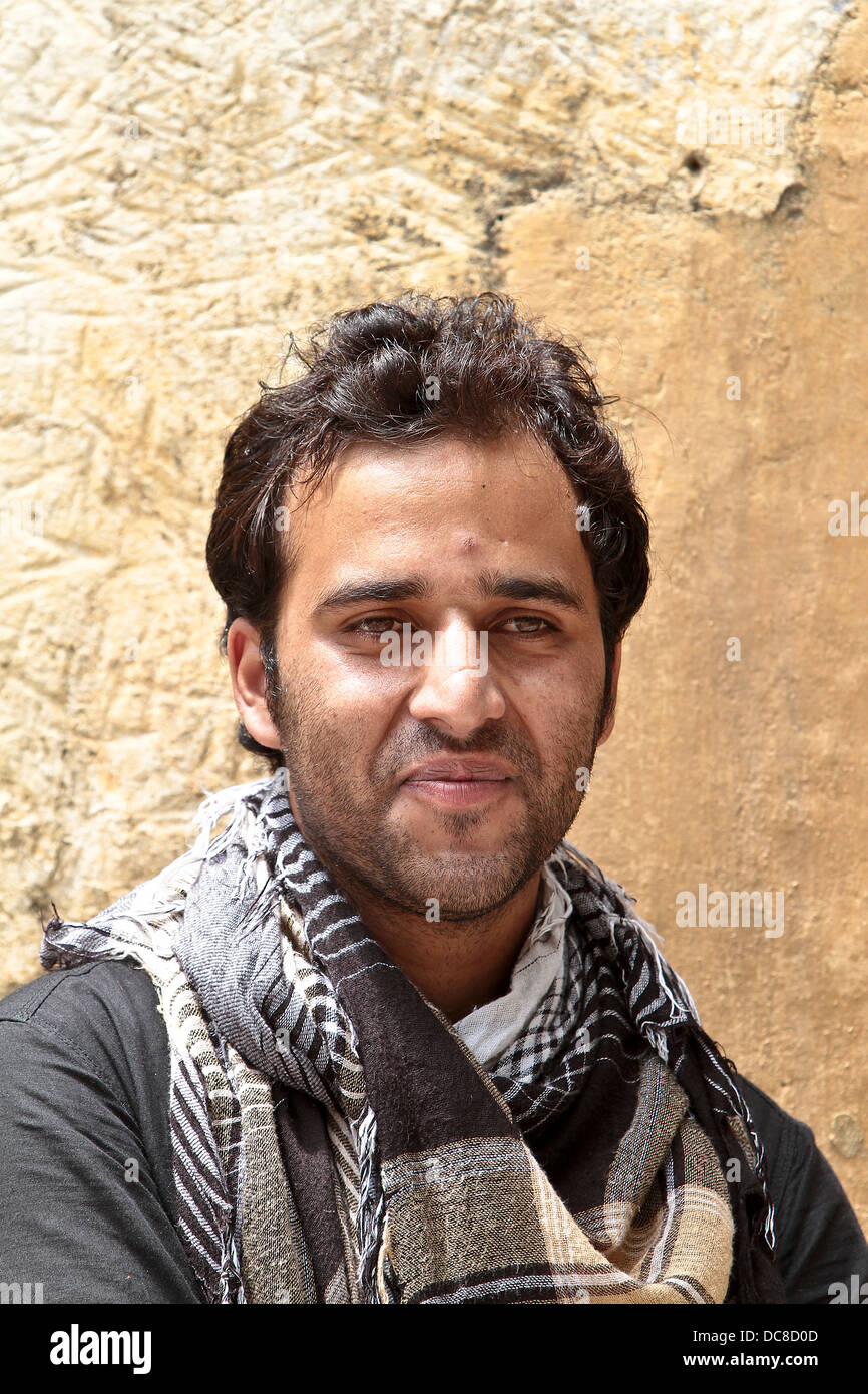 Afghan male portrait Stock Photo - Alamy