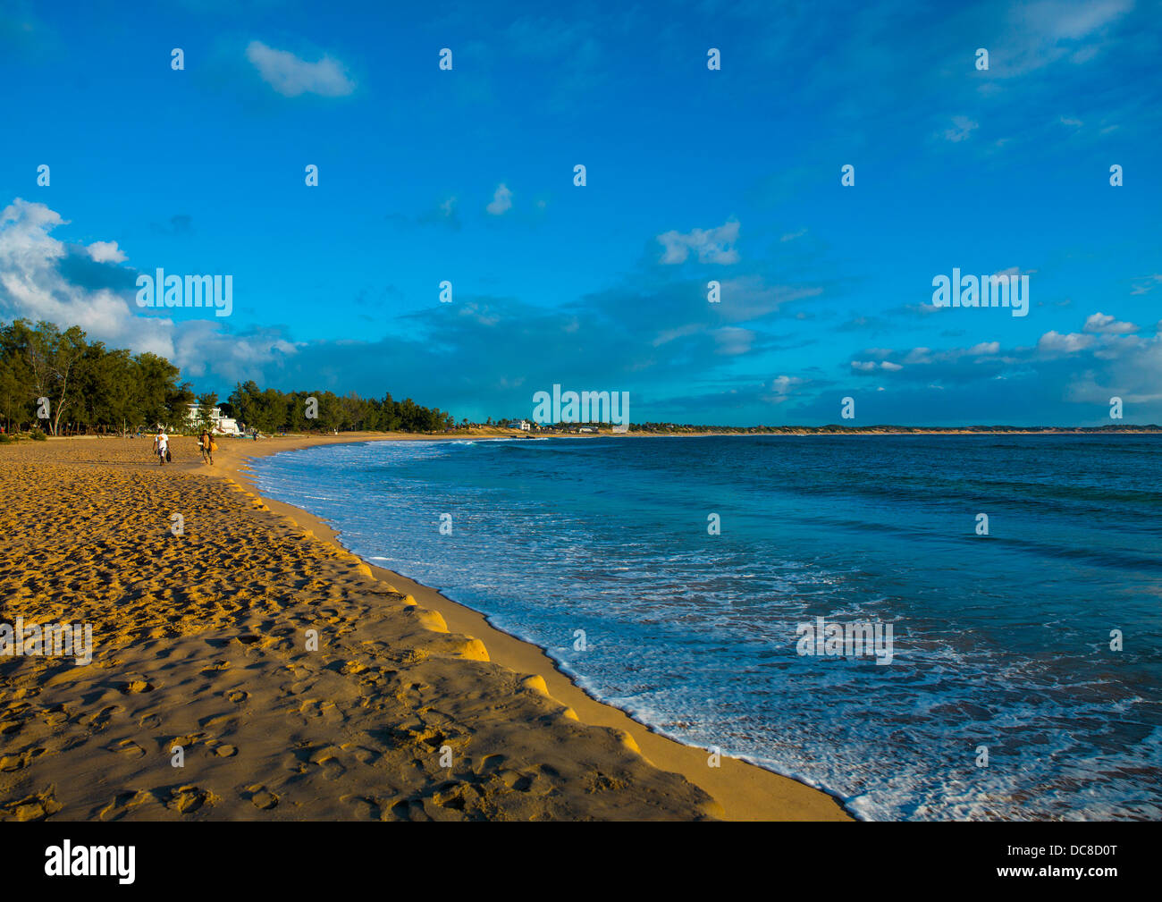 Beach, Tofo, Mozambique Stock Photo - Alamy