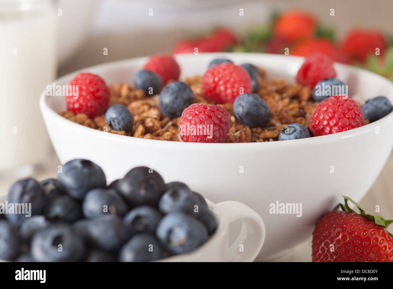 muesli with berries Stock Photo - Alamy