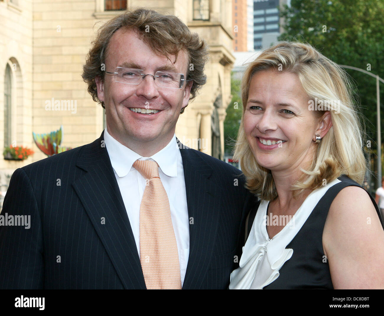 Princess Mabel and Prince Friso of the Netherlands arrive to receive ...