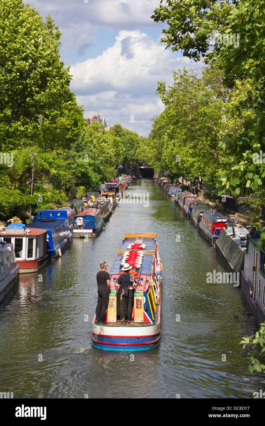 Regent's Canal viewed from Warwick Avenue, London Stock Photo - Alamy