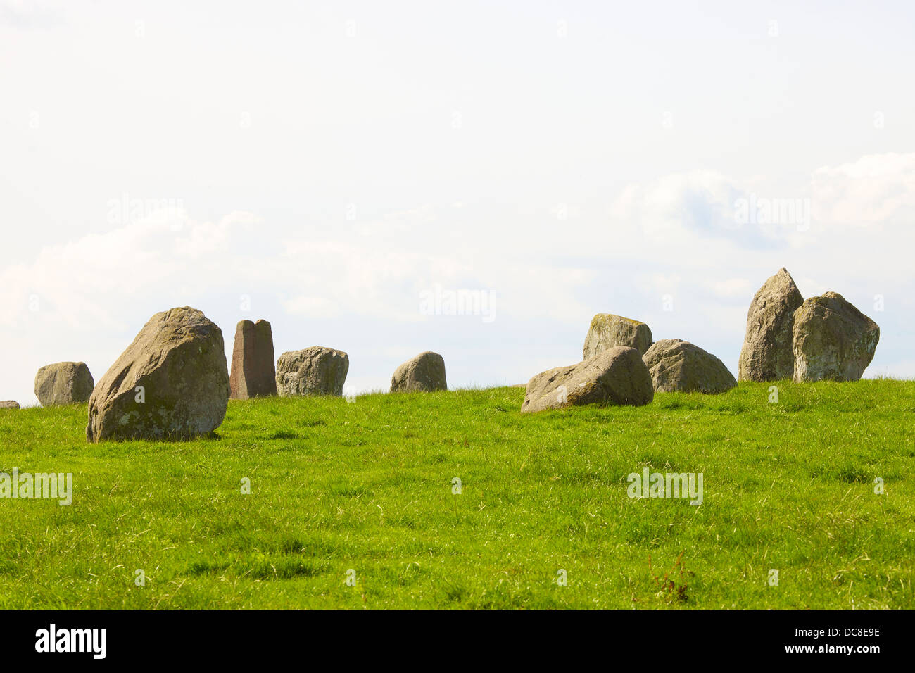 Standing stone circle hi-res stock photography and images - Alamy