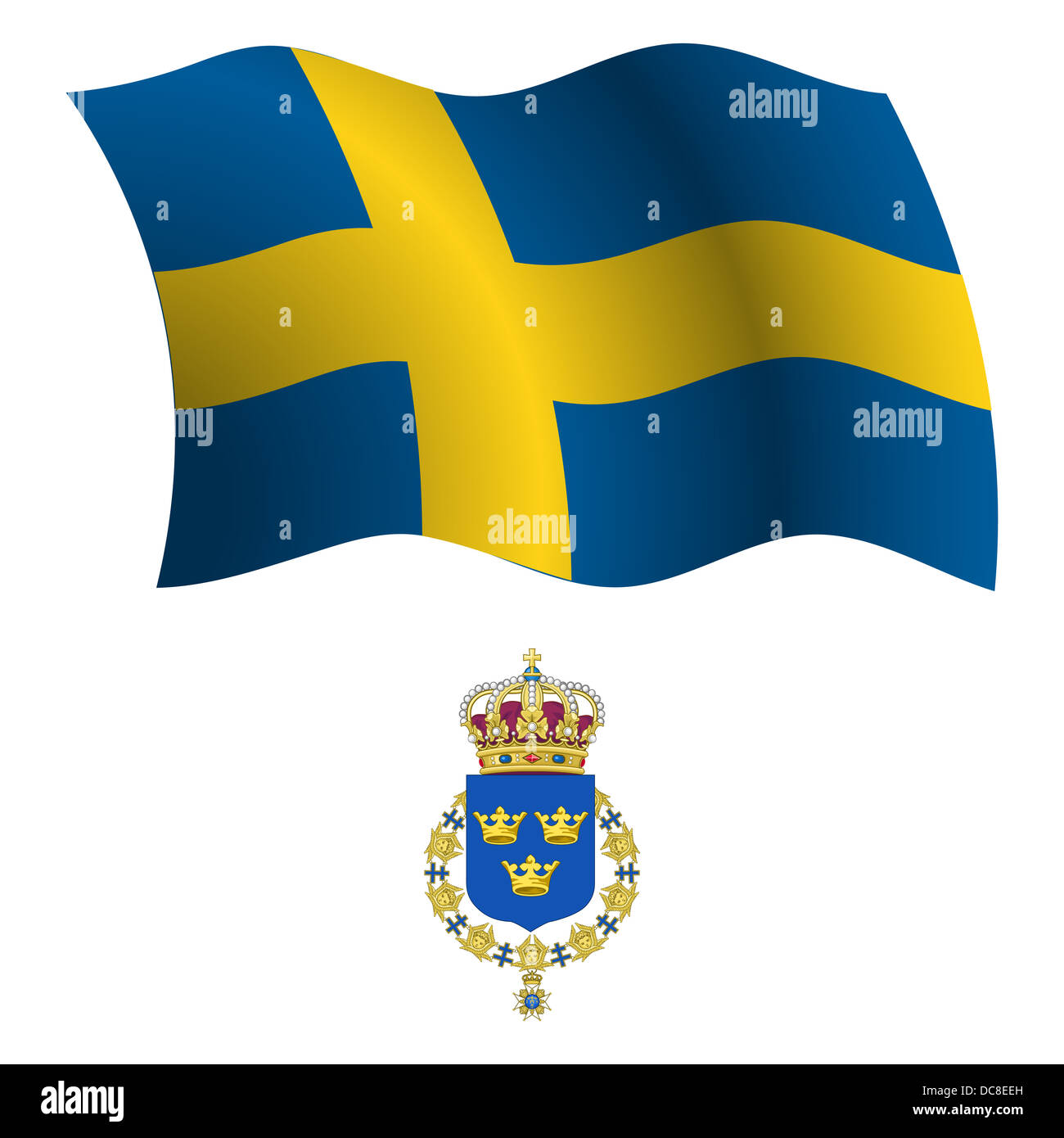 Sweden coat of arms hi-res stock photography and images - Alamy