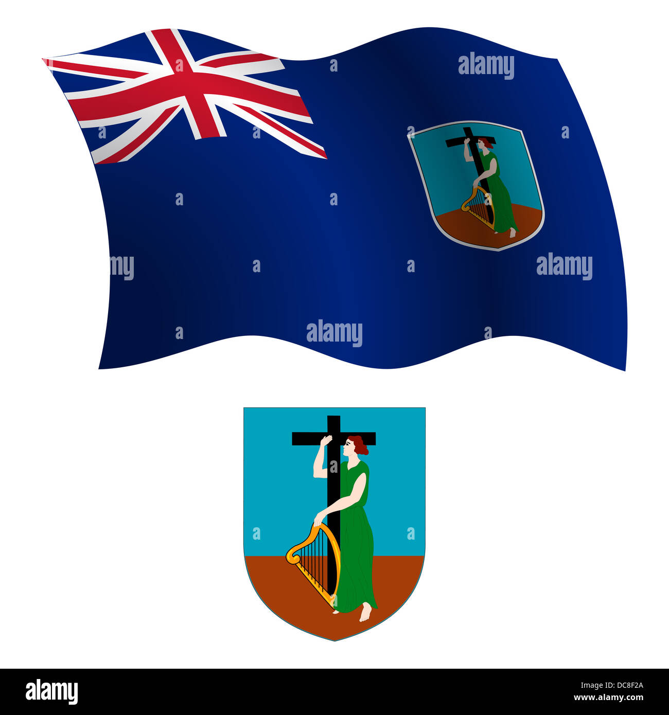 Montserrat Flag High Resolution Stock Photography and Images - Alamy