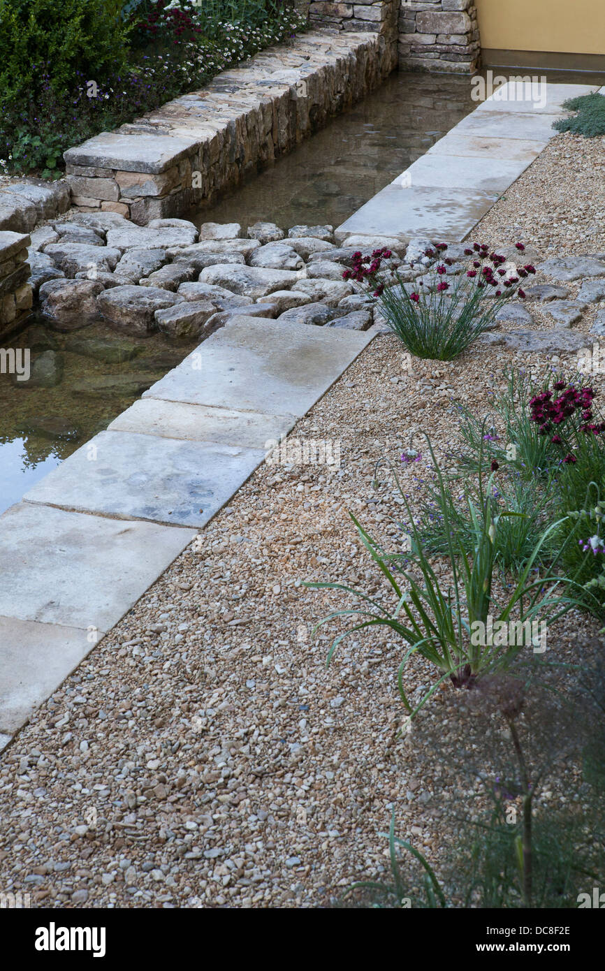 Sunken Garden With Water