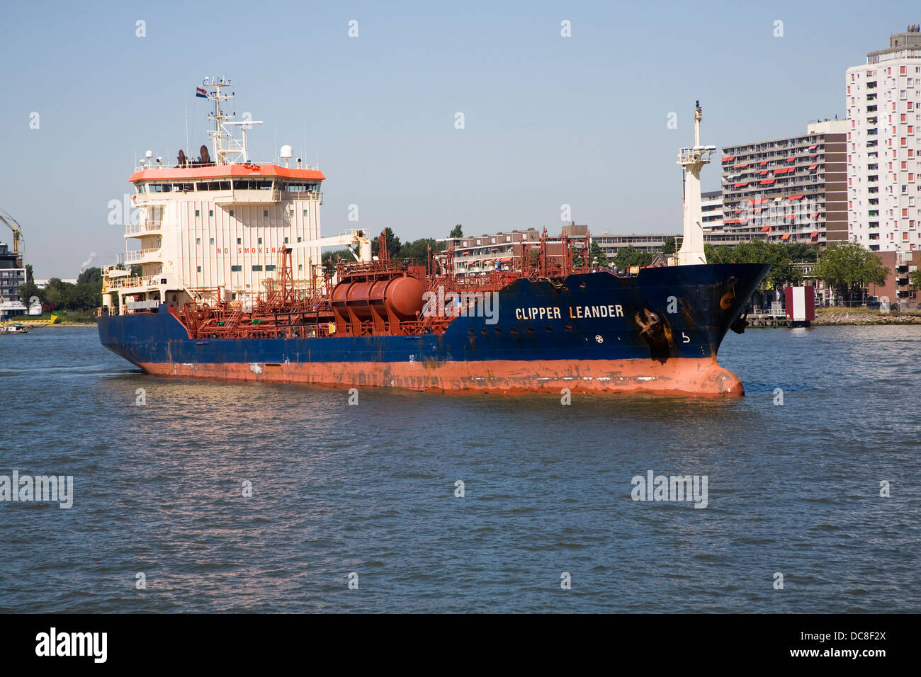 Clipper Leander chemical carrier ship Port of Rotterdam, Netherlands ...