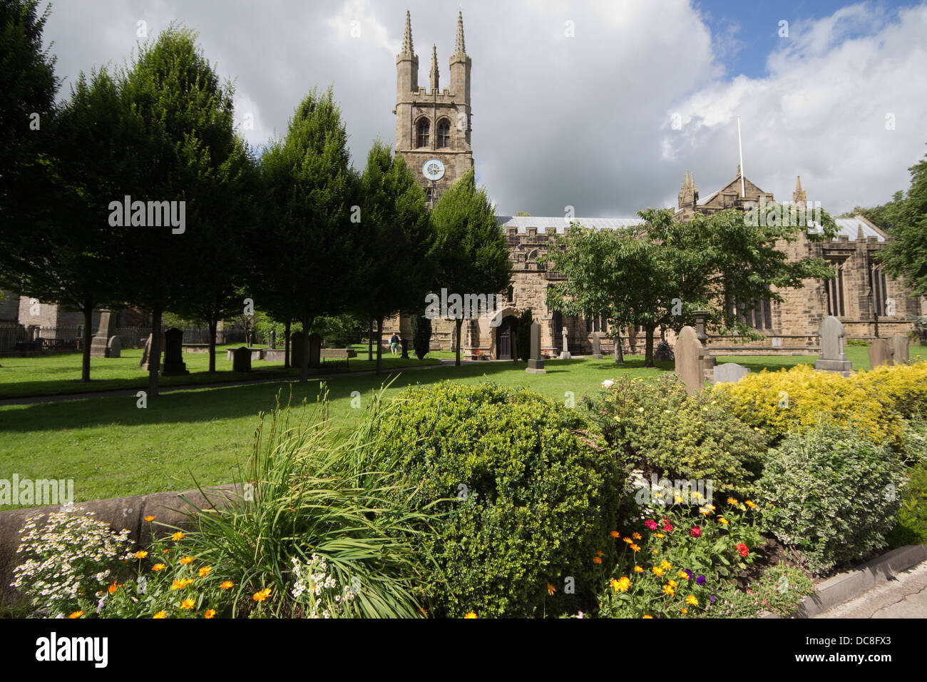 Tideswell the Church of St John the Baptist, known as the "Cathedral of ...