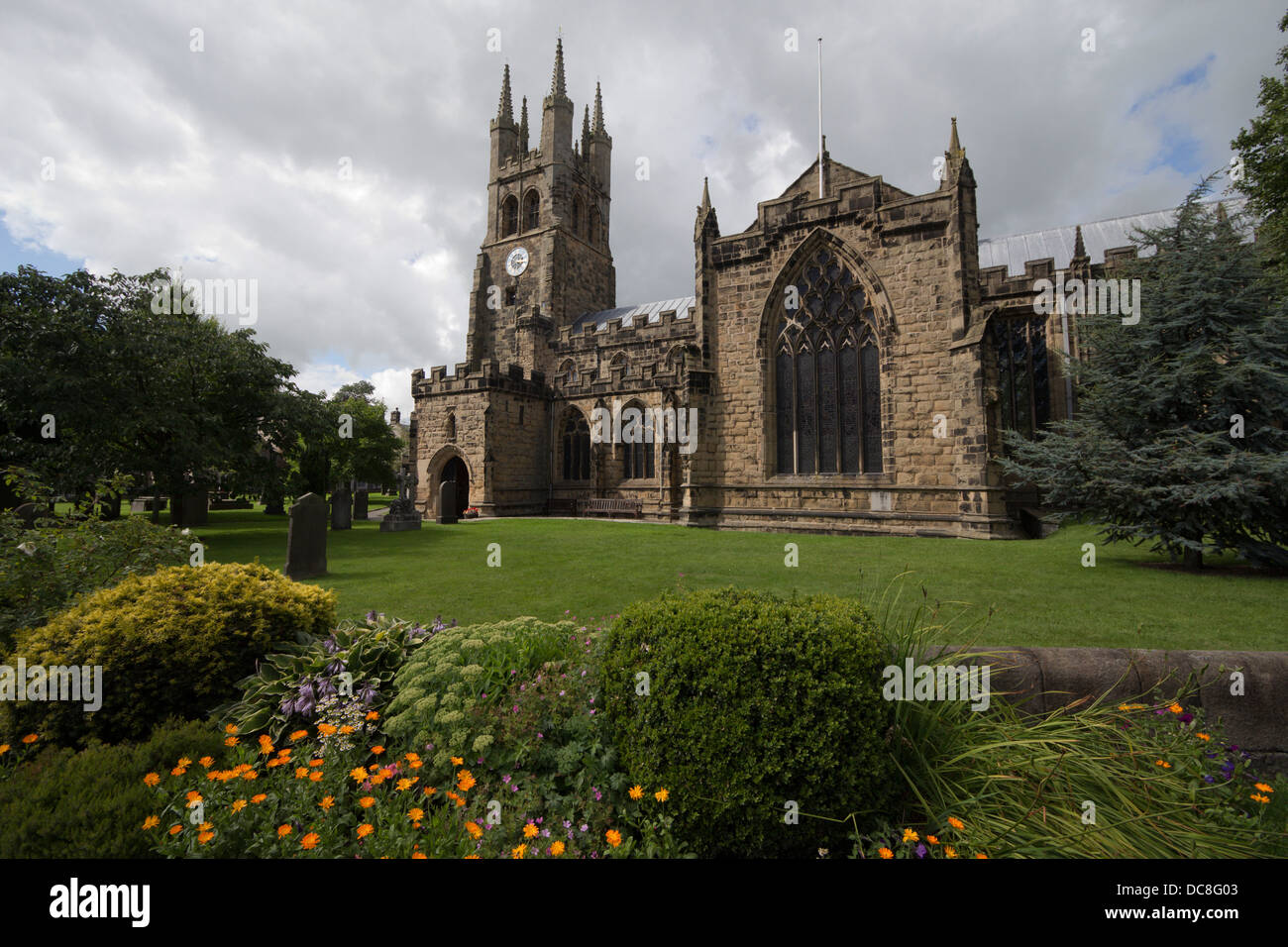 Tideswell the Church of St John the Baptist, known as the "Cathedral of ...