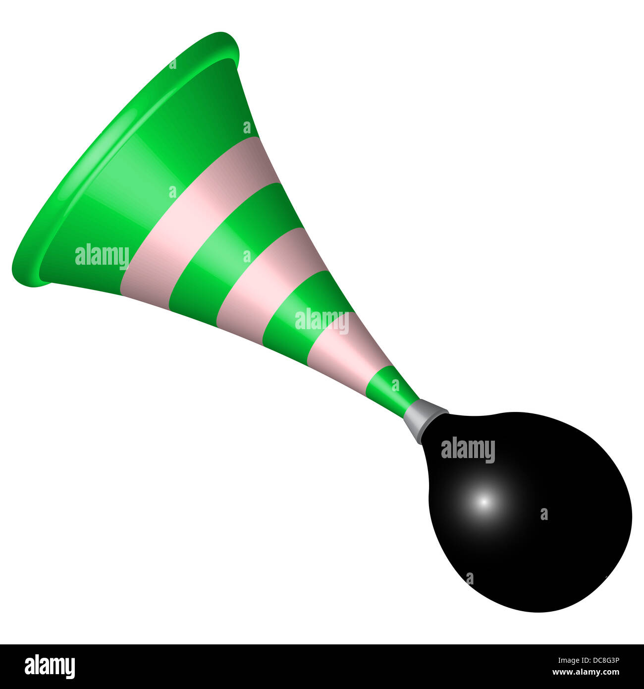 bicycle horn icon against white background, abstract vector art ...