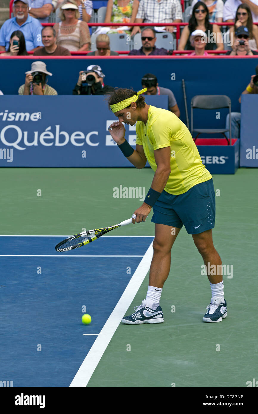 Rafael nadal playing tennis hi-res stock photography and images - Alamy