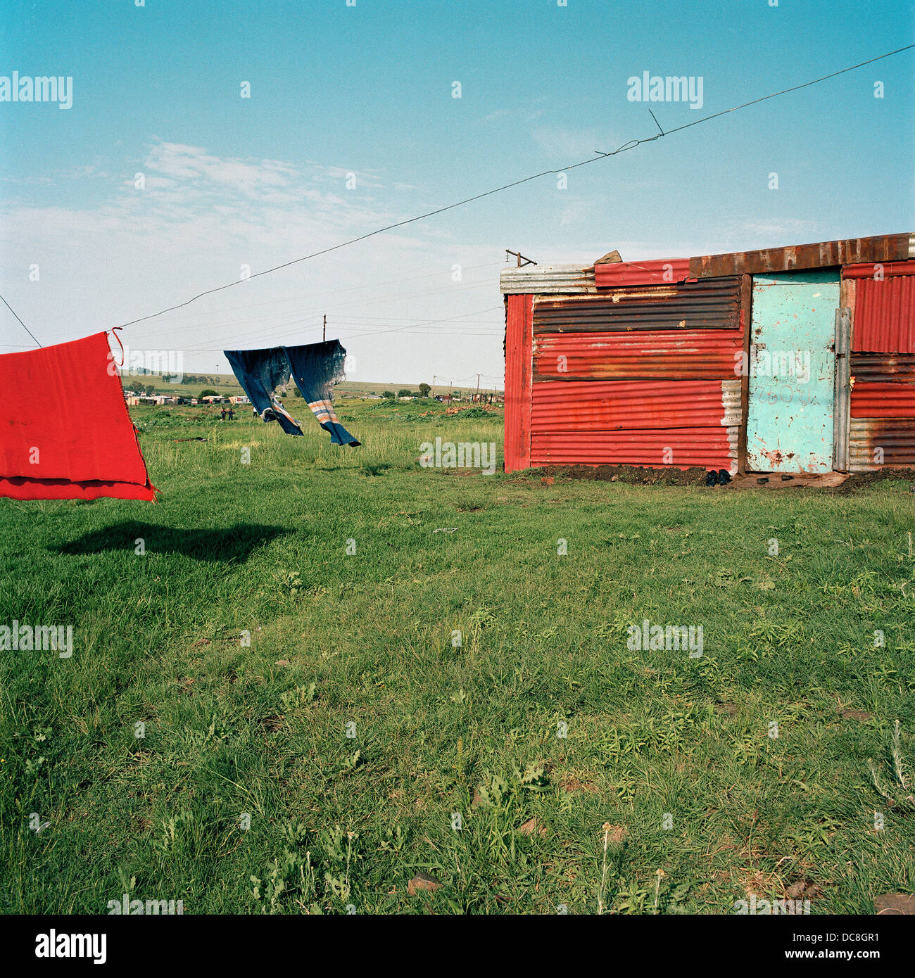 South Africa, Heilbron. 2009. A township shack Stock Photo - Alamy