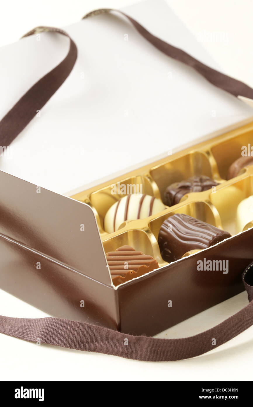 gift box of chocolate candies Stock Photo - Alamy