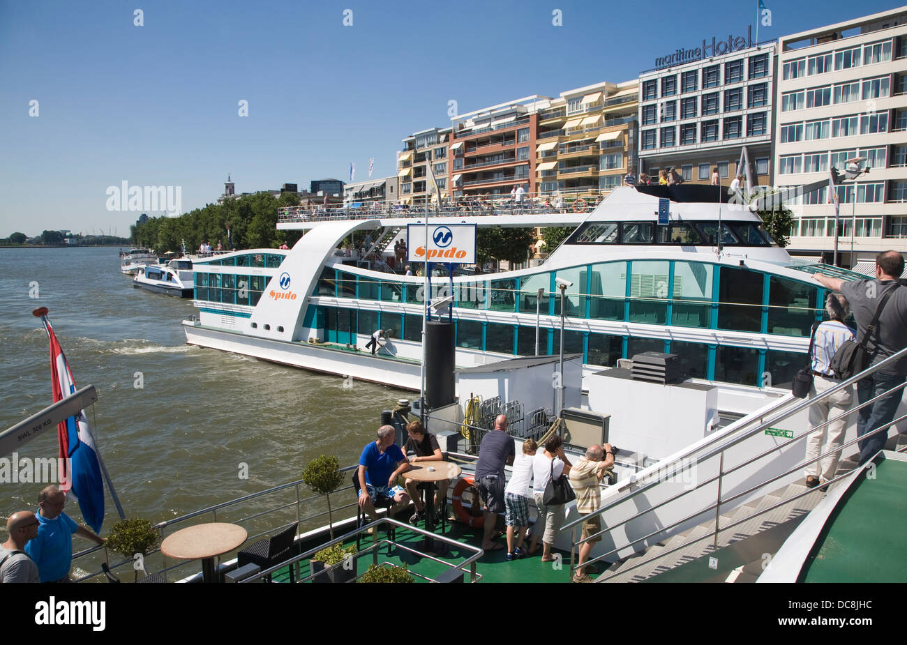 Departure point for Spido boat trips Rotterdam Netherlands Stock Photo ...