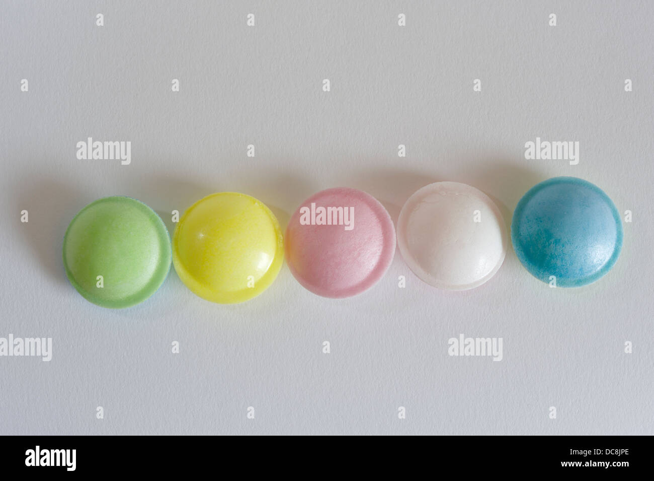 Flying saucer or UFO sherbet filled sweets Stock Photo - Alamy