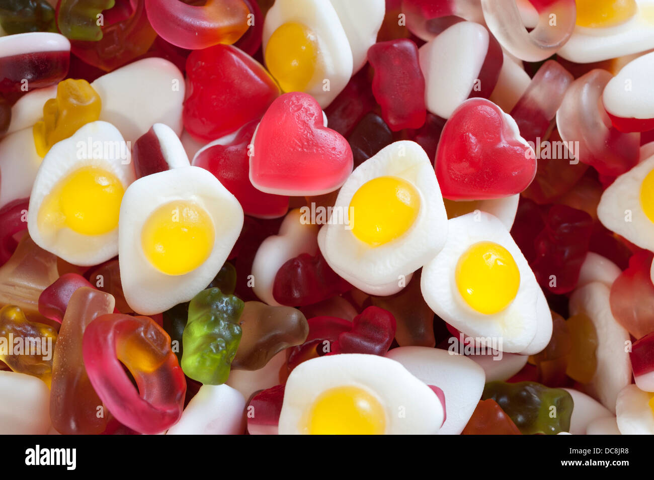 A pile of mixed haribo sweets Stock Photo - Alamy