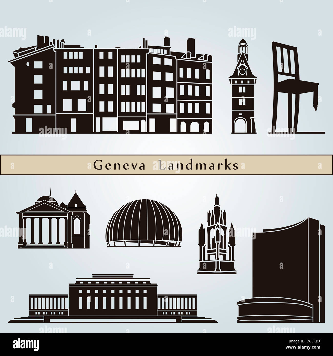 Geneva landmarks hi-res stock photography and images - Alamy