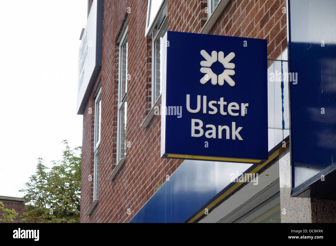 Ulster Bank sign at University Road, Belfast Stock Photo - Alamy