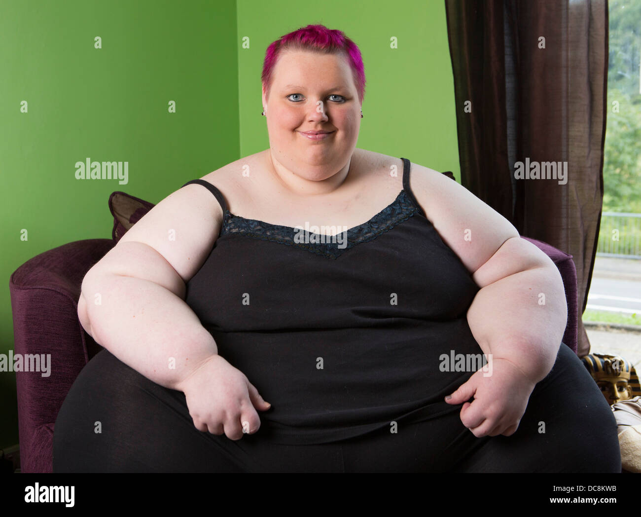 Obese Teenager And Eating High Resolution Stock Photography and Images ...