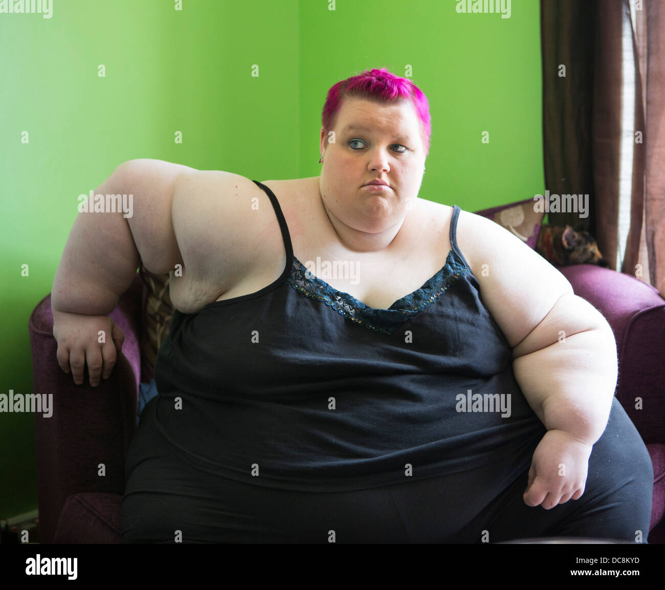 Obese Teenager And Eating High Resolution Stock Photography and Images ...