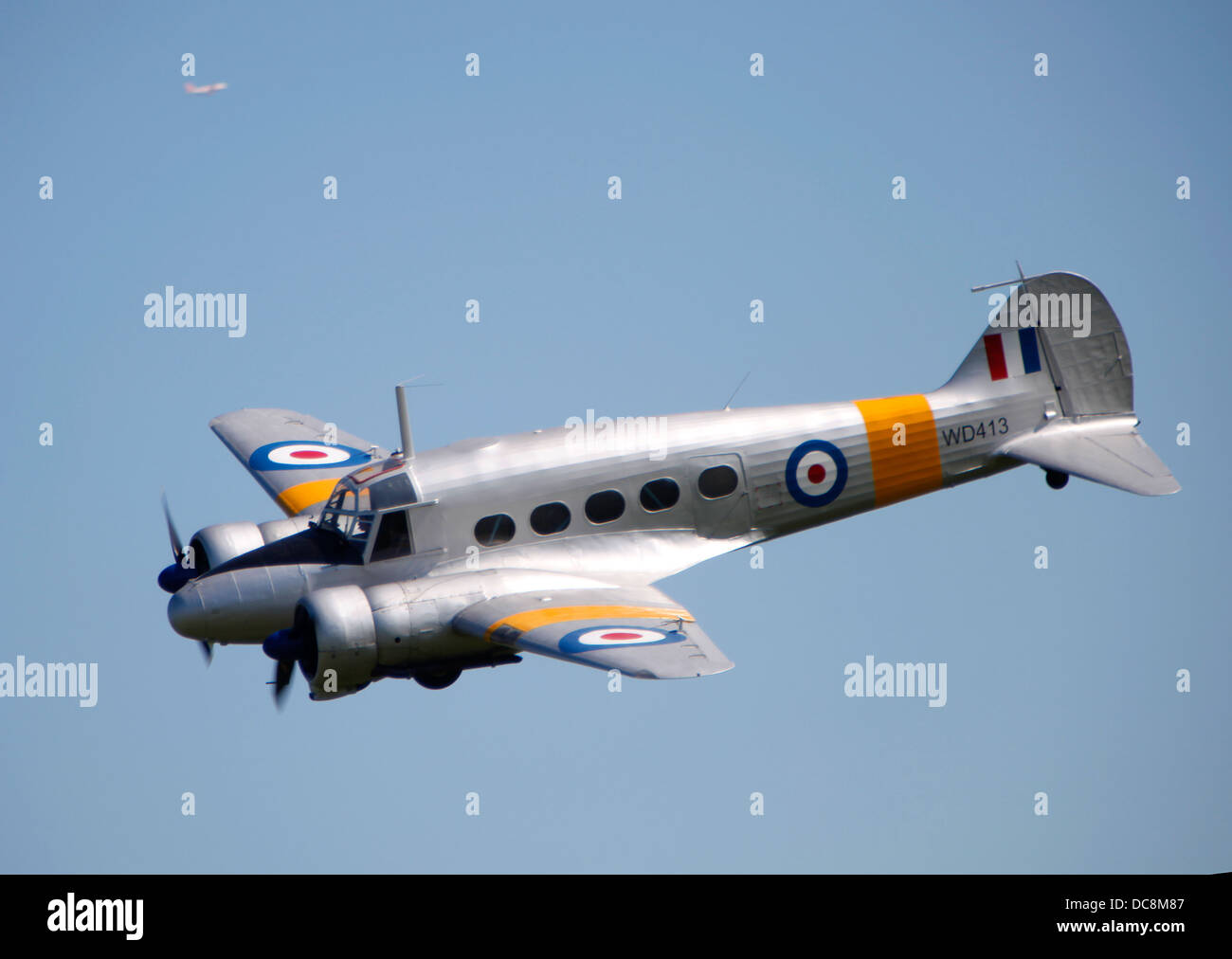 Avro Anson ex-RAF WW11 transport aircraft at Duxford Flying Legends Air ...