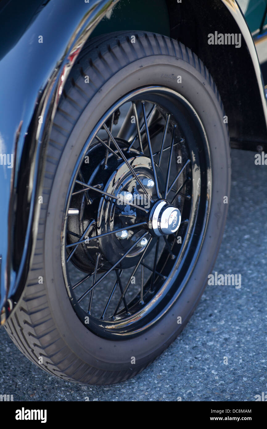 antique car wheel Stock Photo - Alamy
