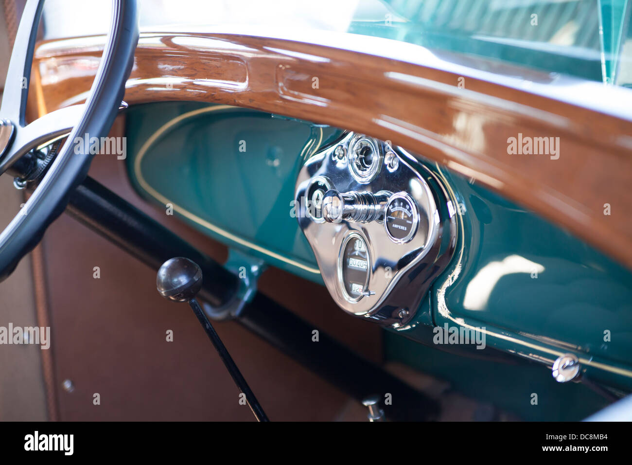 simple automobile dashboard Stock Photo - Alamy