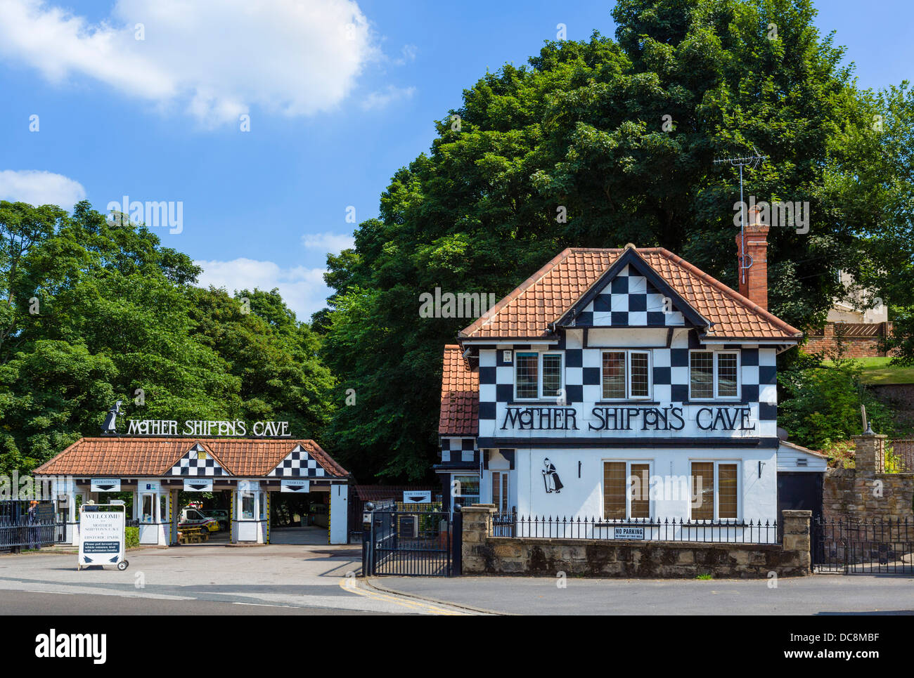 Entrance to Mother Shipton's Cave, Knaresborough, North Yorkshire ...