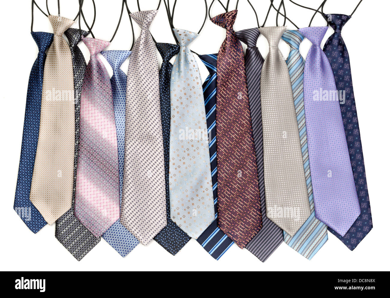 Lots of tie an elastic band isolated on white background Stock Photo ...