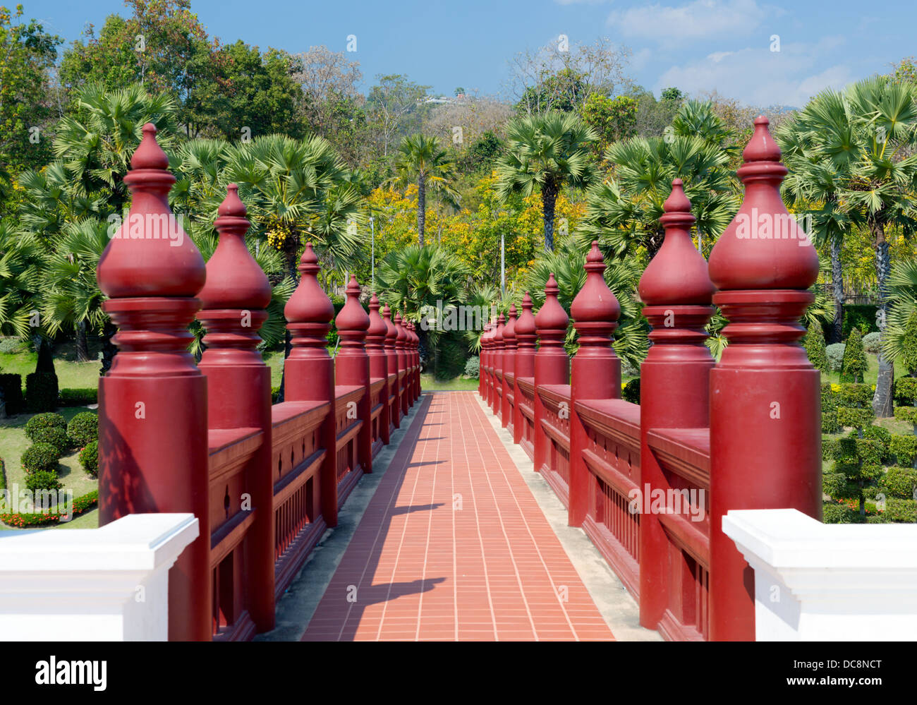 Landscaped garden Royal Flora Ratchaphruek, Chiang mai, Thailand Stock ...