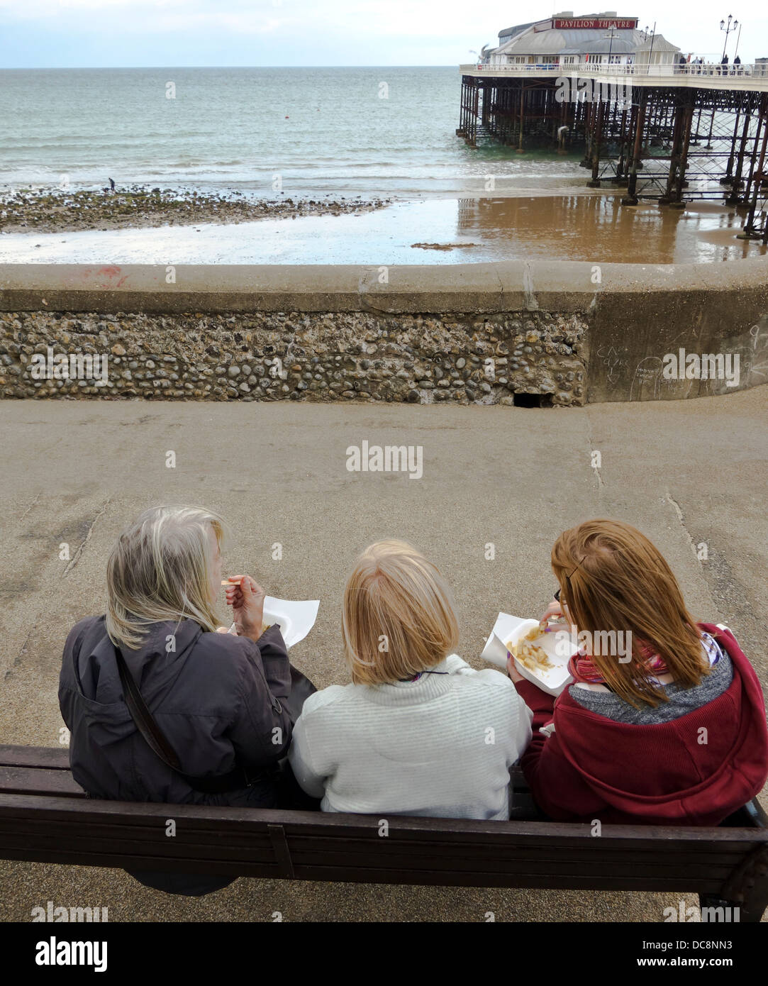 Seaside fish and chips by the sea hi-res stock photography and images ...
