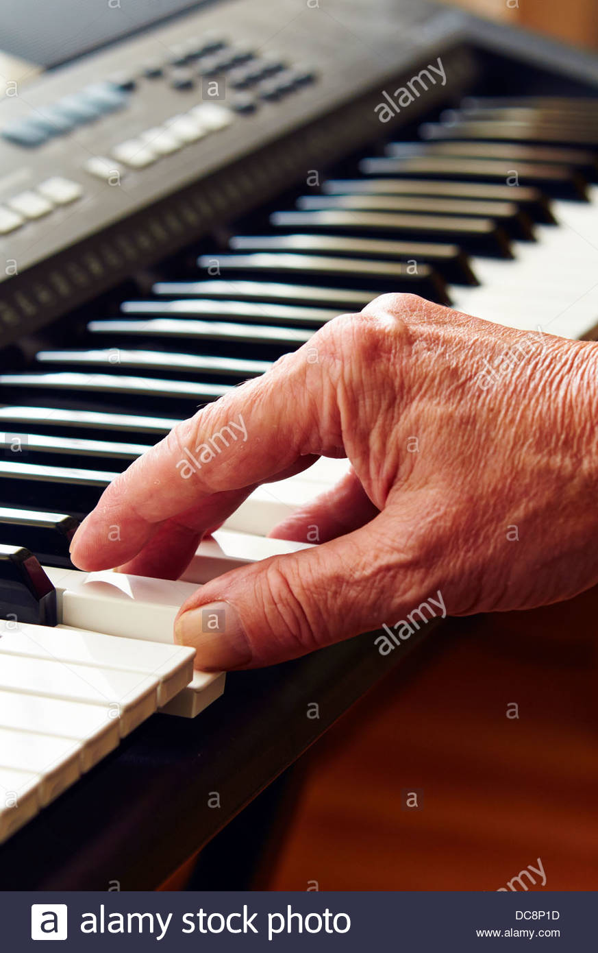 Hand Piano Keys High Resolution Stock Photography and Images - Alamy