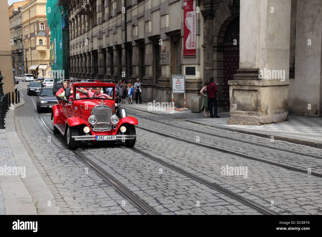 Old car in the streets of Praha, Czech Republic Stock Photo - Alamy