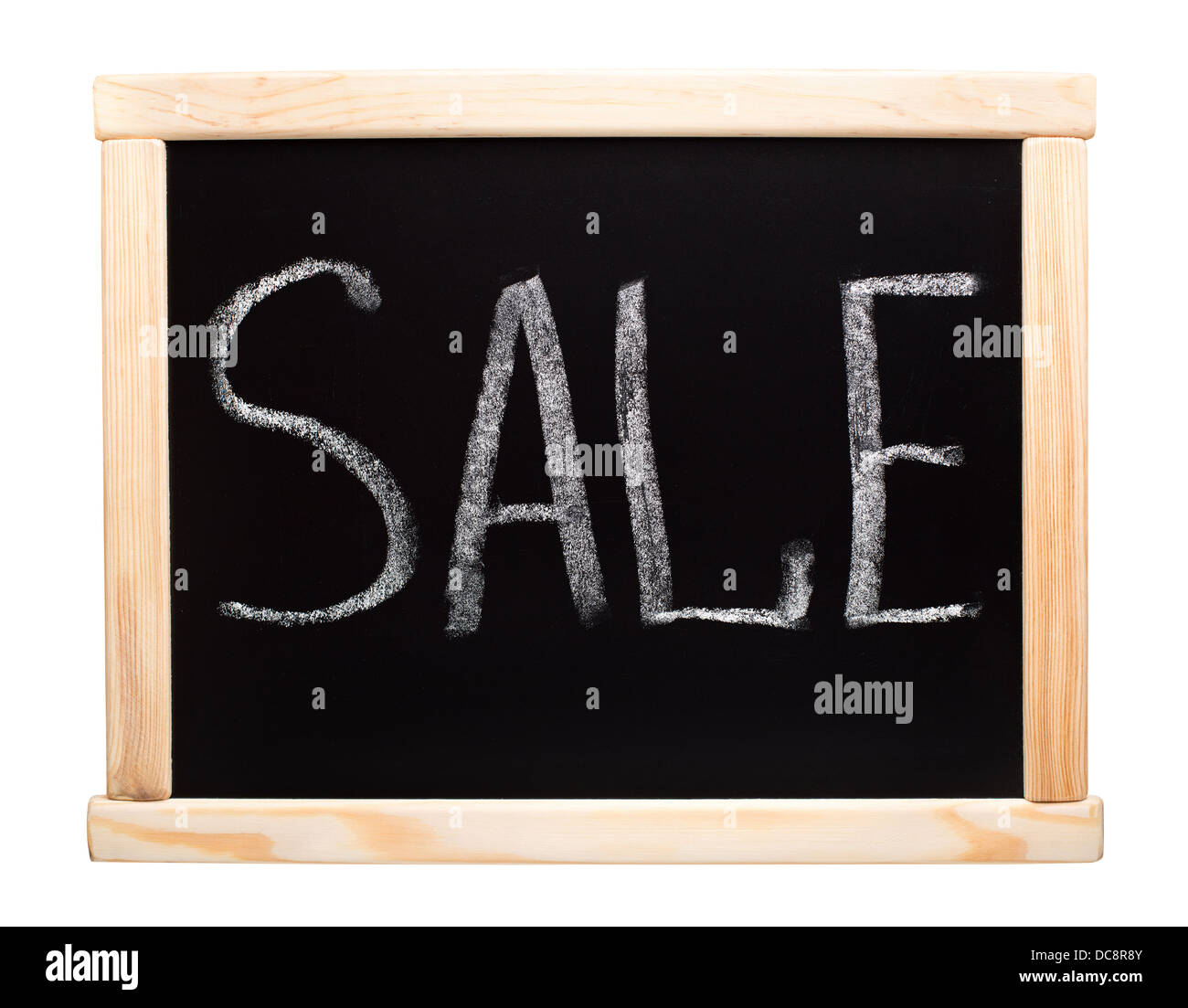 Word sale writtent on blackboard Stock Photo - Alamy