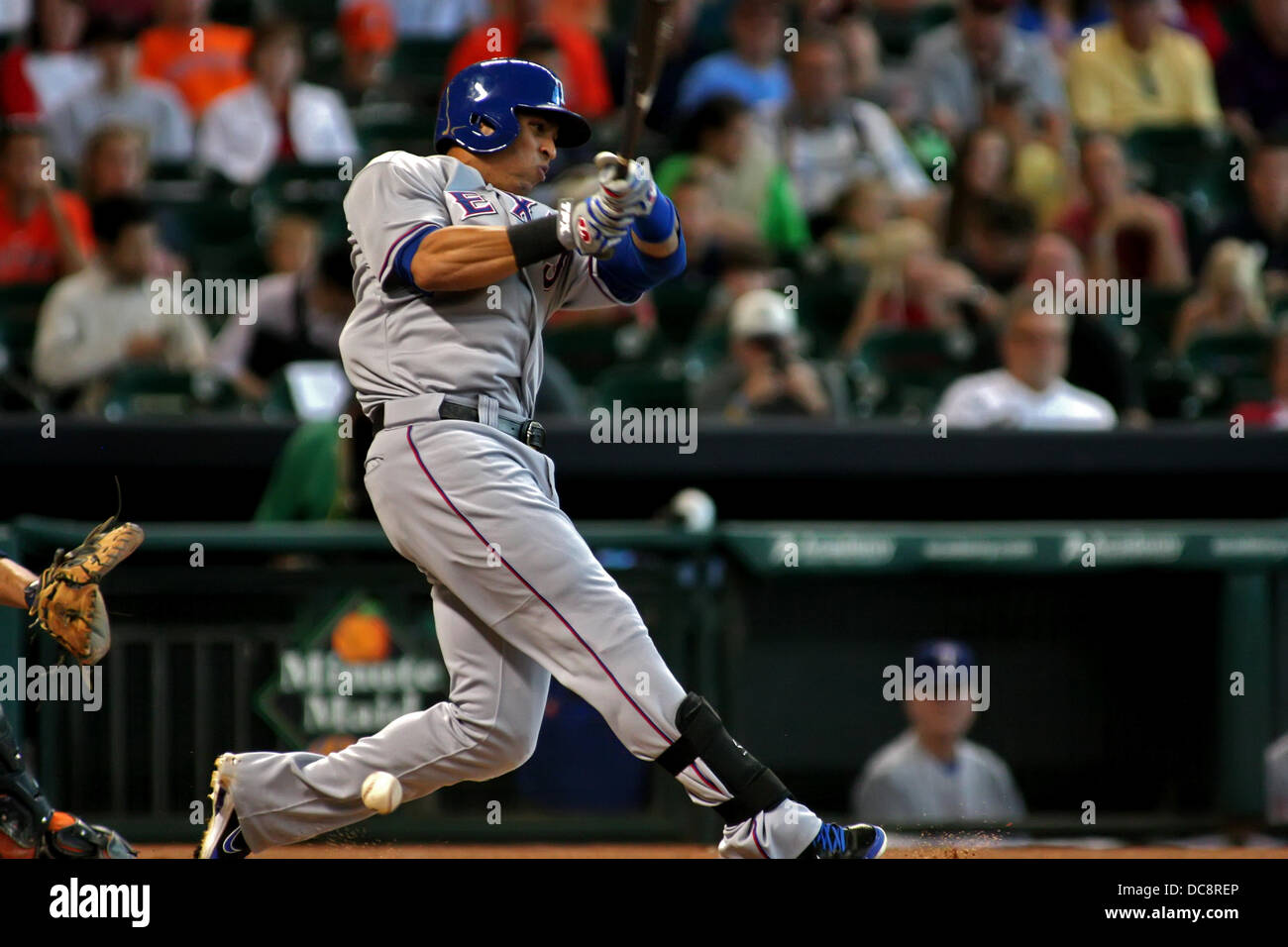 Houston, Texas, USA. 12th Aug, 2013. AUG 12 2013: Texas Rangers center ...