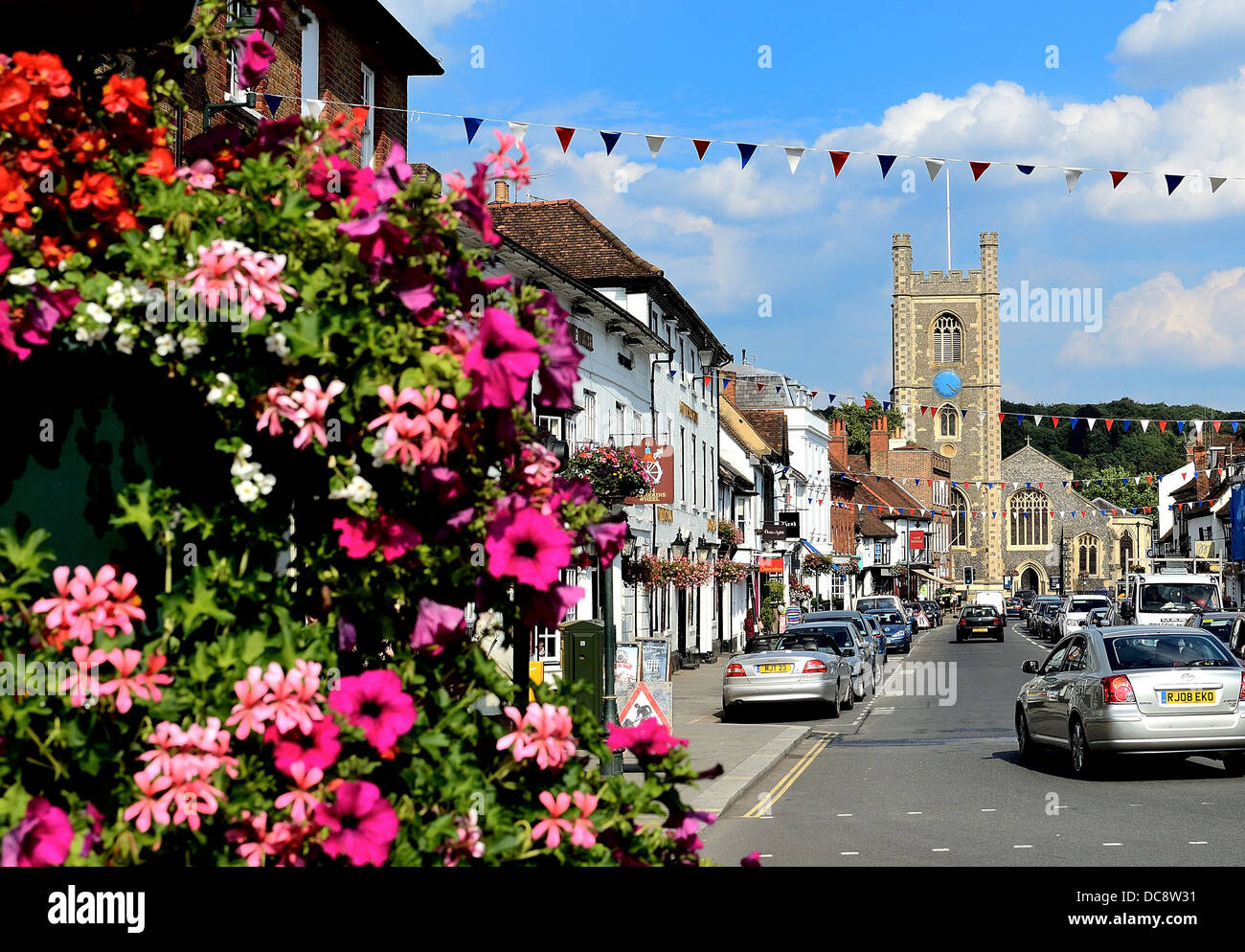 Hart street Henley on Thames Oxfordshire UK Stock Photo - Alamy