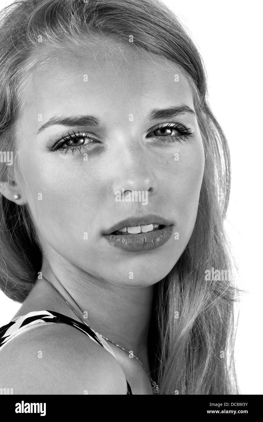 Italian blonde Black and White Stock Photos & Images - Alamy