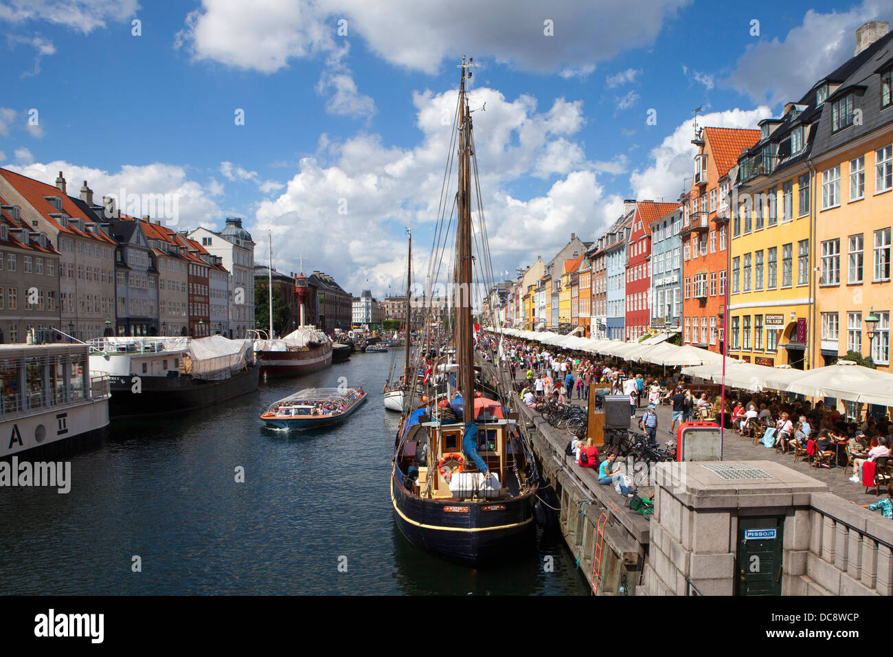Nyhavn waterfront Copenhagen, Denmark Stock Photo - Alamy