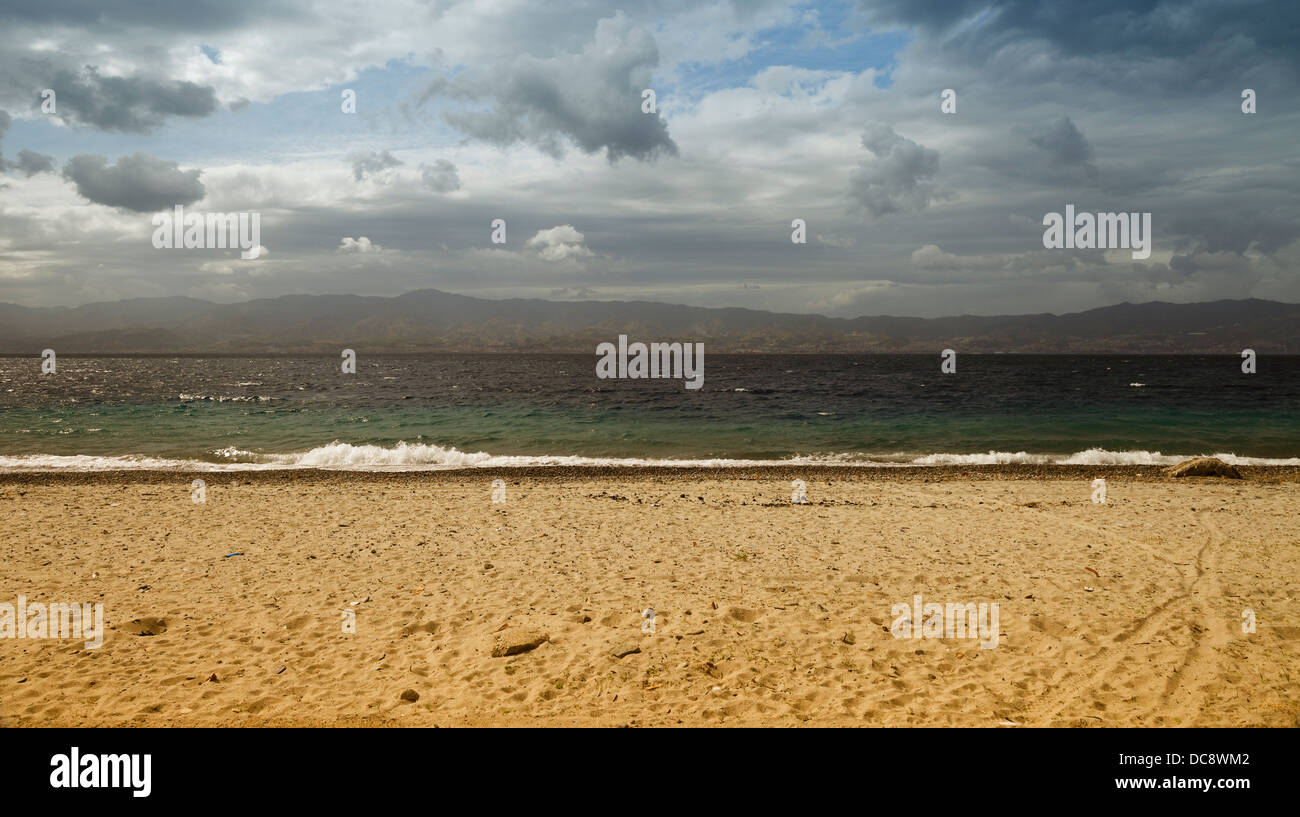The Strait of Messina, beach, Scilla Stock Photo - Alamy