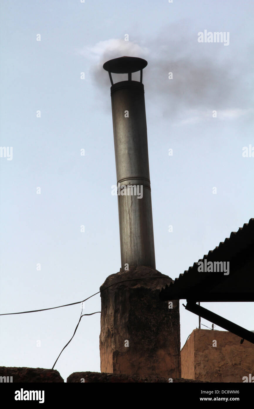 smoke chimney in marrakech, morocco Stock Photo - Alamy