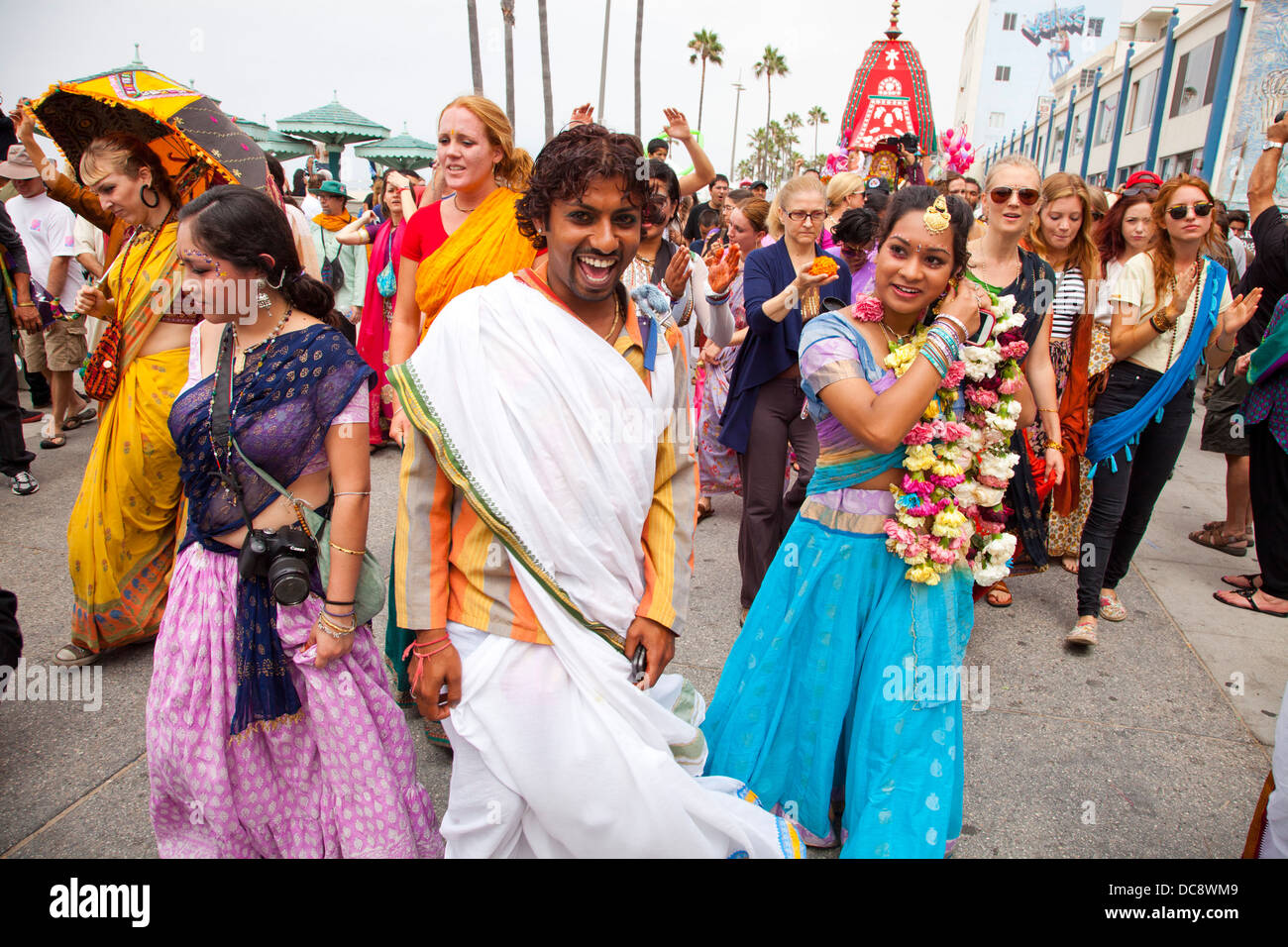 Hare krishna los angeles hi-res stock photography and images - Alamy