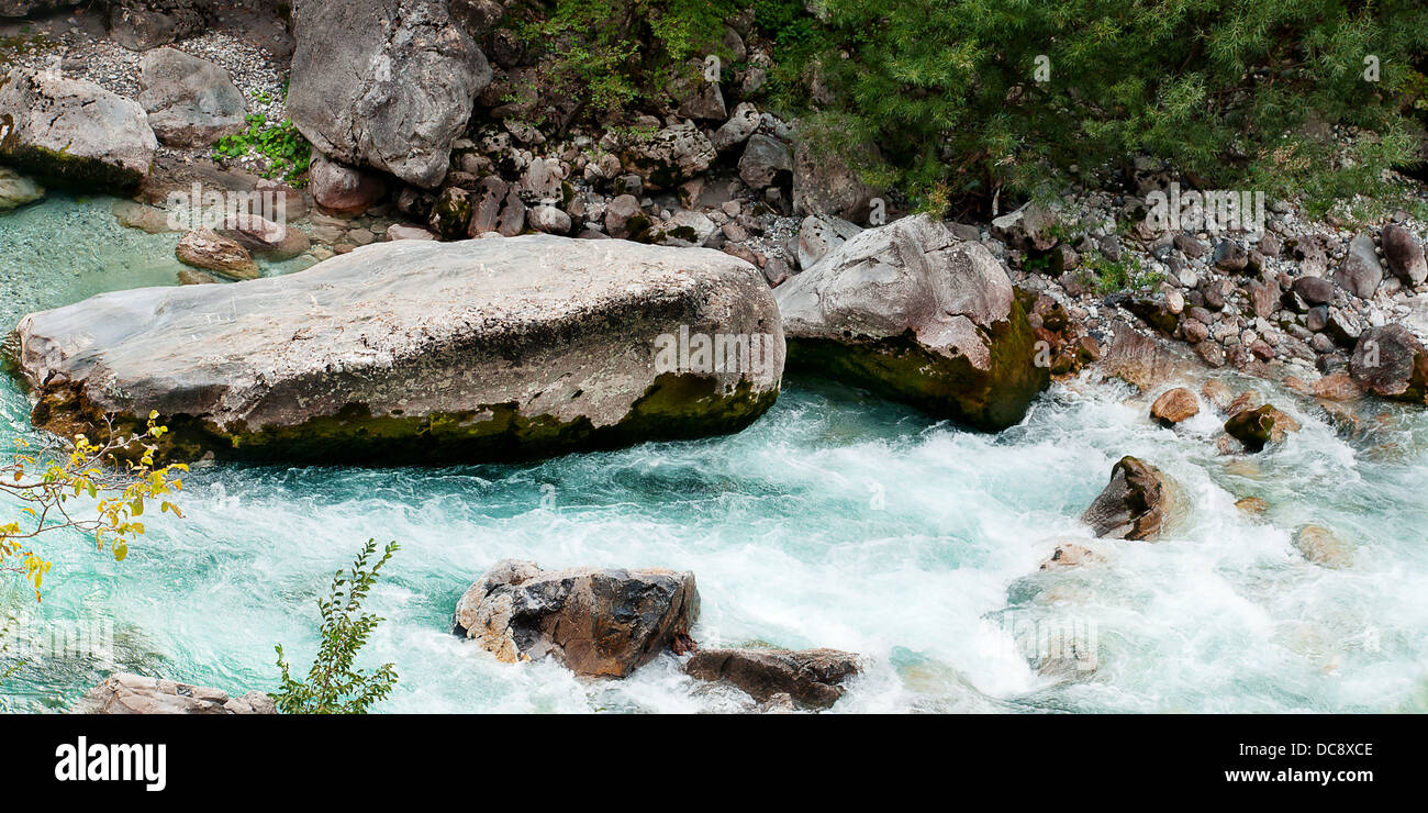 Valbona river in Albania Stock Photo - Alamy