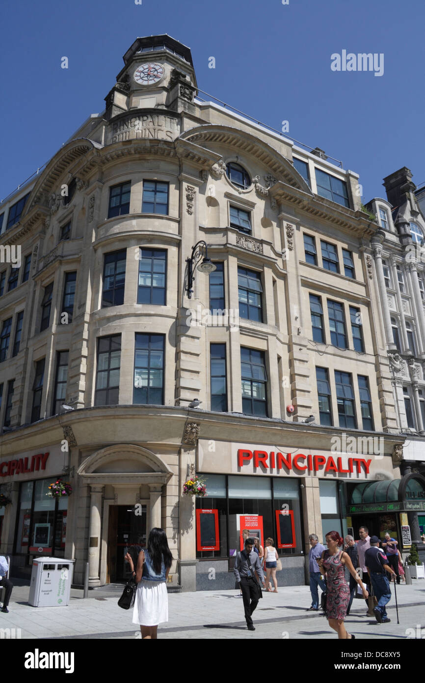 The Headquarters of the Principality Building Society in Queen Street ...