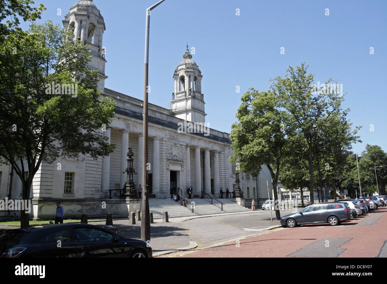 Cardiff Crown Court Law Courts Wales UK Stock Photo - Alamy